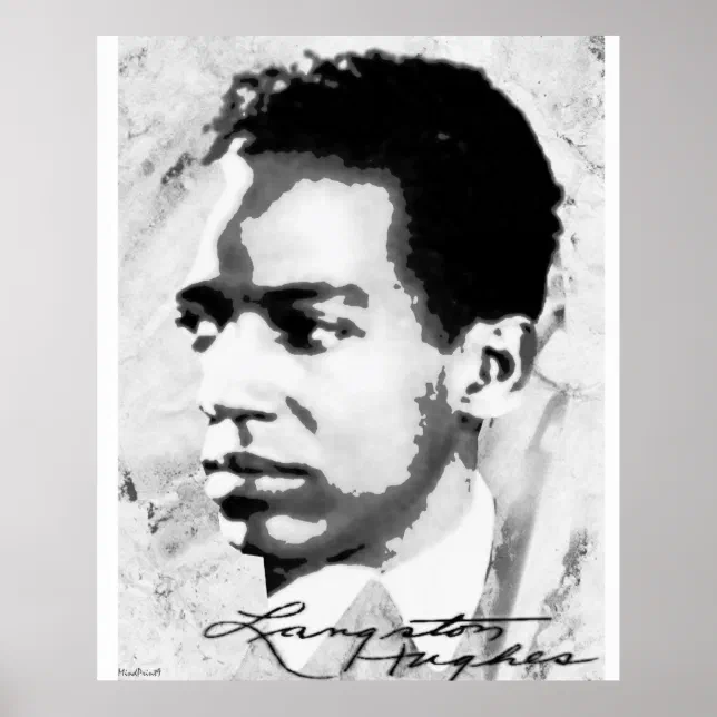 Langston Hughes Poster | Zazzle