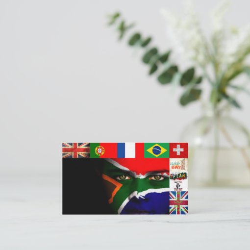 Language Business Card | Zazzle