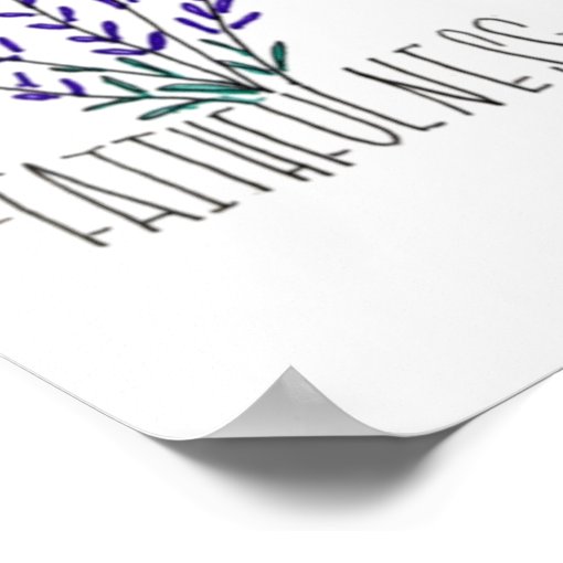 Language of Flowers Illustrated Poster | Zazzle