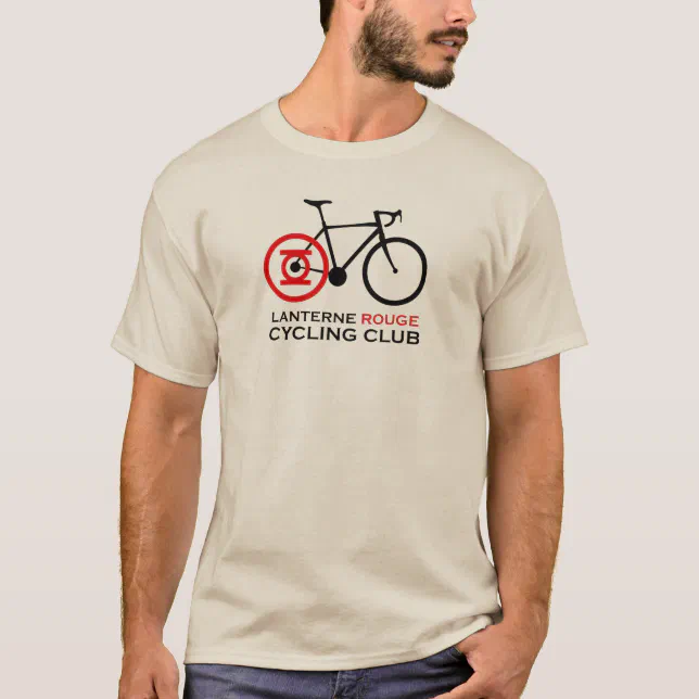 Lanterne Rouge Cycling Club T-Shirt | Zazzle