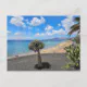 Lanzarote beach and clouds view postcard | Zazzle