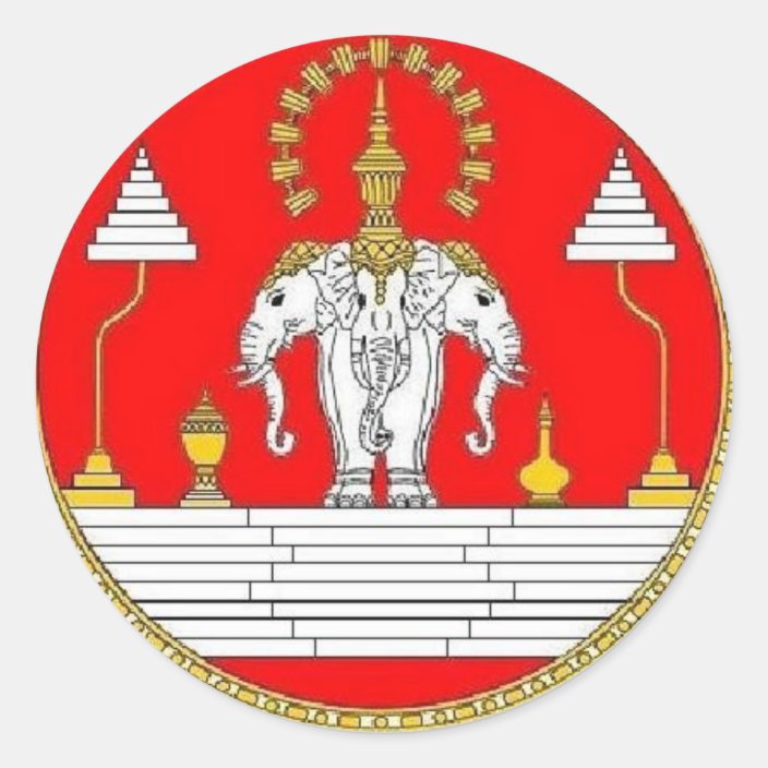 LAO ELEPHANTS Stickers | Zazzle.com