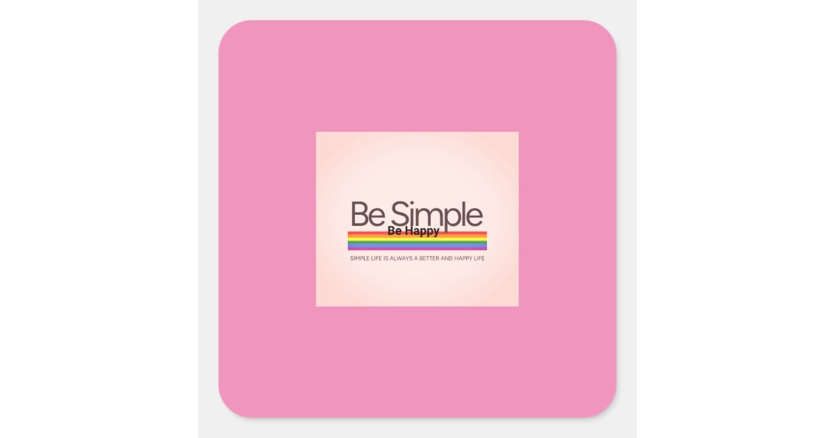 Lapel Pin Square Sticker | Zazzle