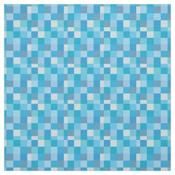 Brown Pixelated Pattern Gamer Fabric Zazzle