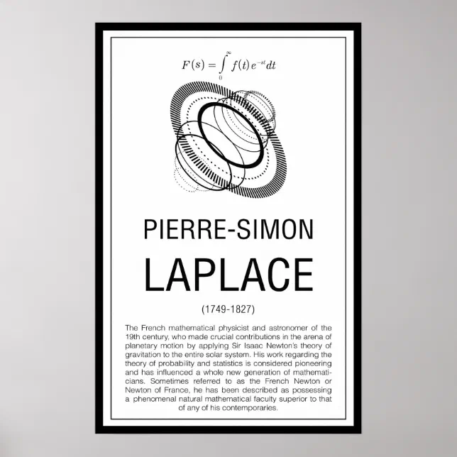 Laplace Poster | Zazzle