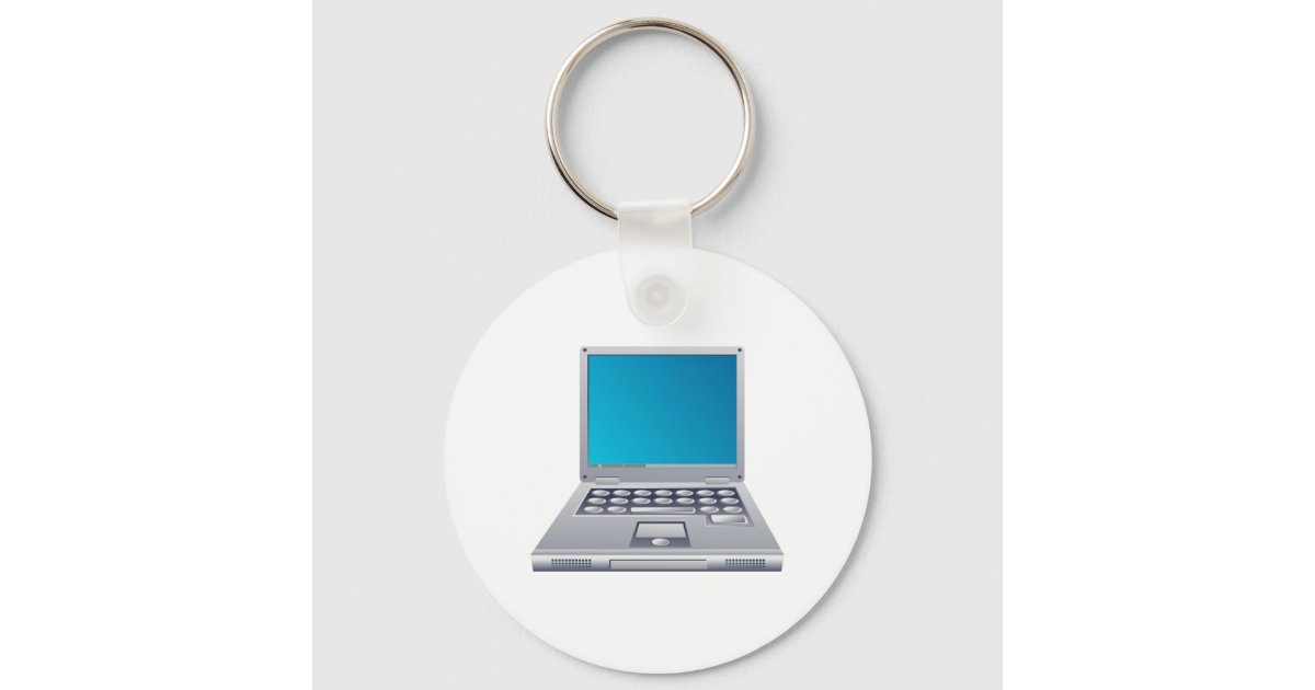Laptop Computer Keychain | Zazzle