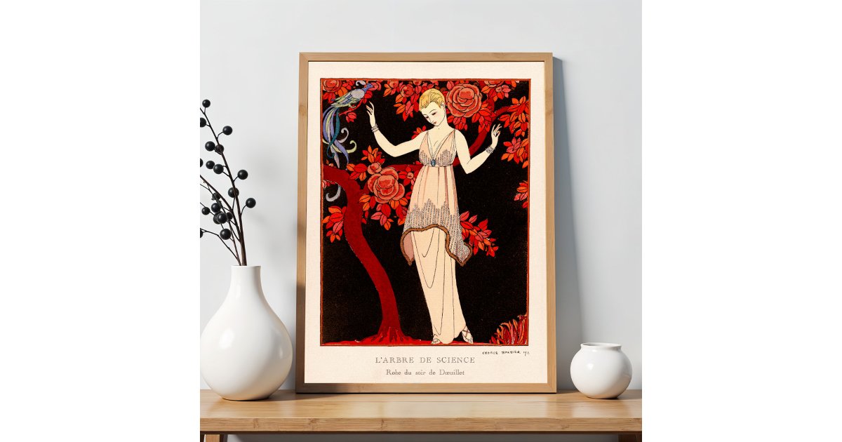L'Arbre de science by George Barbier Poster | Zazzle
