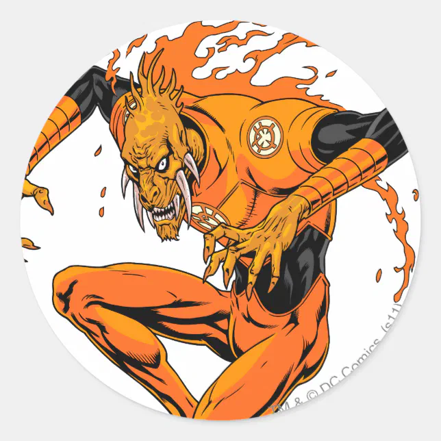 Larfleeze - Agent Orange 1 Classic Round Sticker | Zazzle