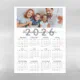 Large 2026 Magnet Calendar With Photo Magnetic Dry Erase Sheet | Zazzle