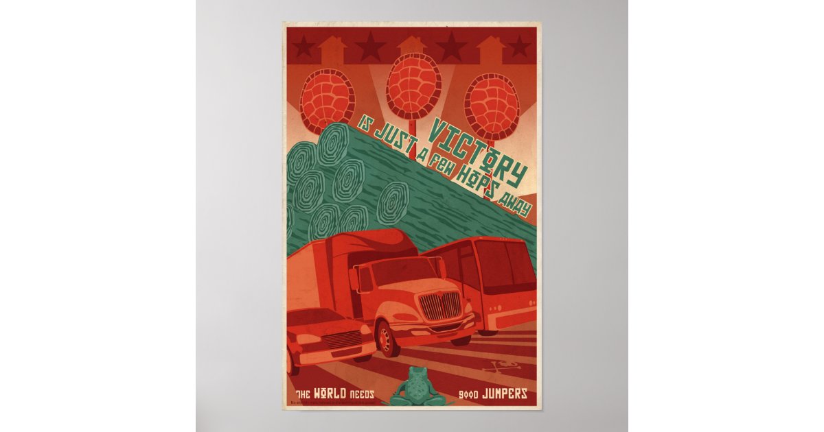 Large - Arcade game propaganda poster | Zazzle