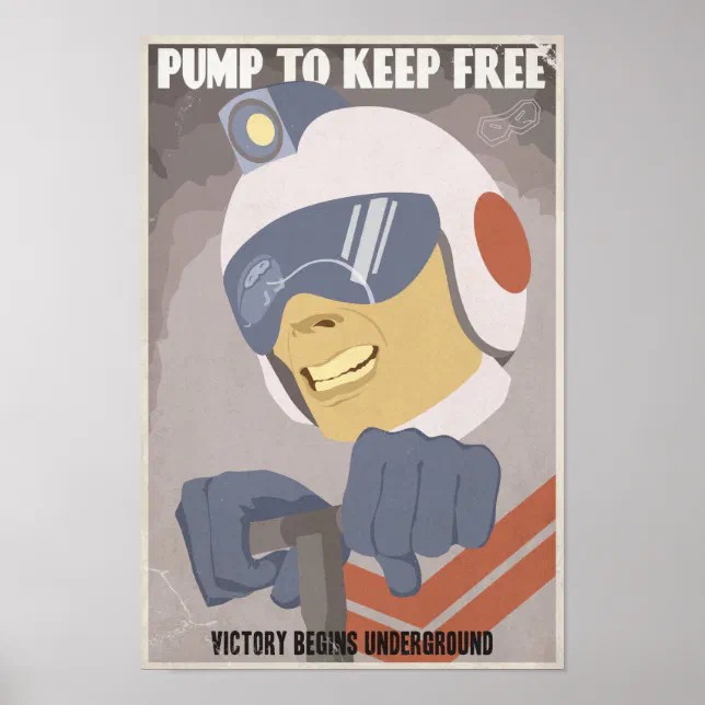 Large - Arcade game propaganda poster | Zazzle