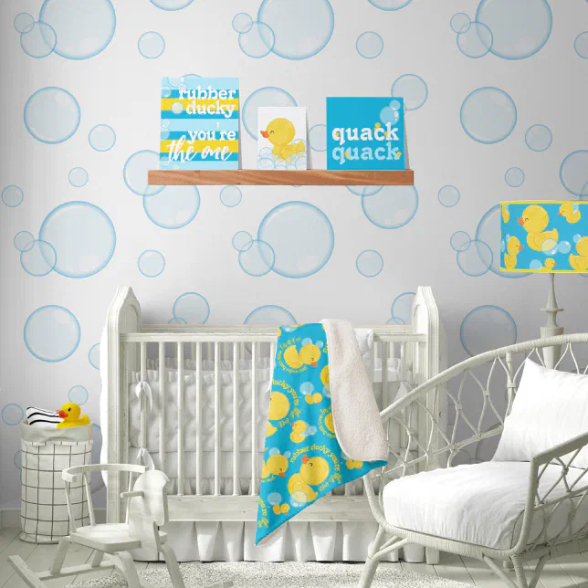 Large Baby Blue Translucent Bubbles Wallpaper | Zazzle