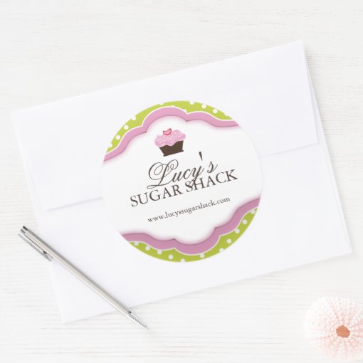 Large Bakery Packaging Stickers | Zazzle
