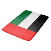 Large bath mat with flag of United Arab Emirates | Zazzle