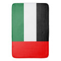 Large bath mat with flag of United Arab Emirates | Zazzle