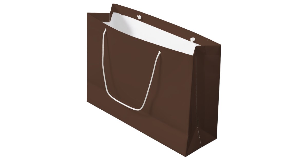 Large Brown Gift Bag - Insanely Brown The Brownest | Zazzle