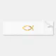 LARGE CHRISTIAN FISH BUMPER STICKER | Zazzle