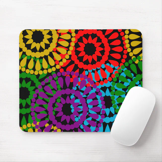 Large Circles Mouse Pad | Zazzle