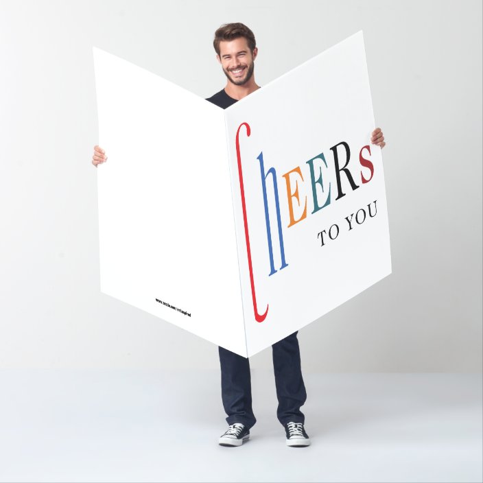 Large Congratulations Cheers Graduation Wedding Card | Zazzle.com