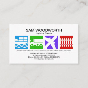 Logistics Business Cards - Business Card Printing | Zazzle