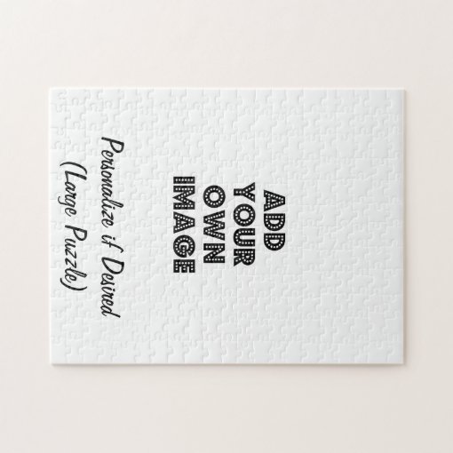 Large Custom Puzzle with Photo or Art and Name | Zazzle