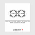 Large Custom Vinyl Decal with Logo | Zazzle