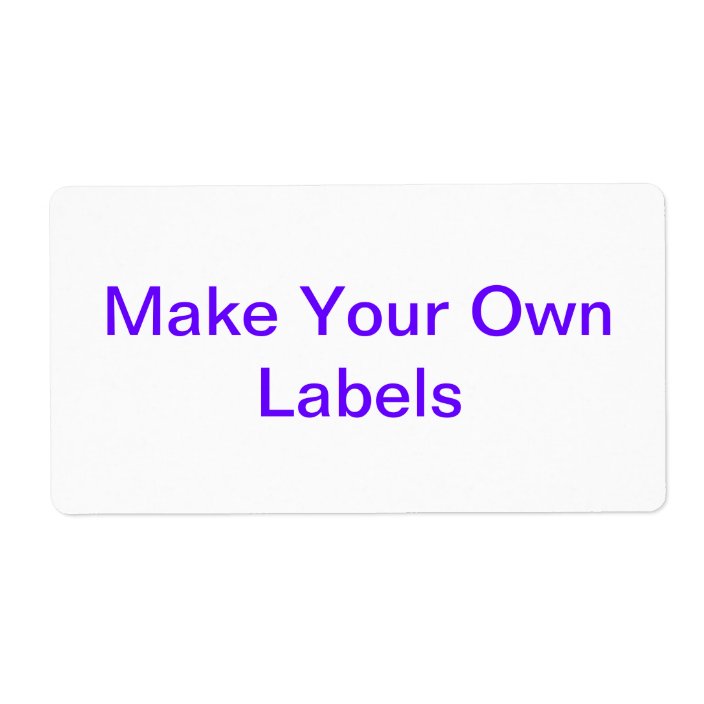 Large Customizable Labels | Zazzle.com