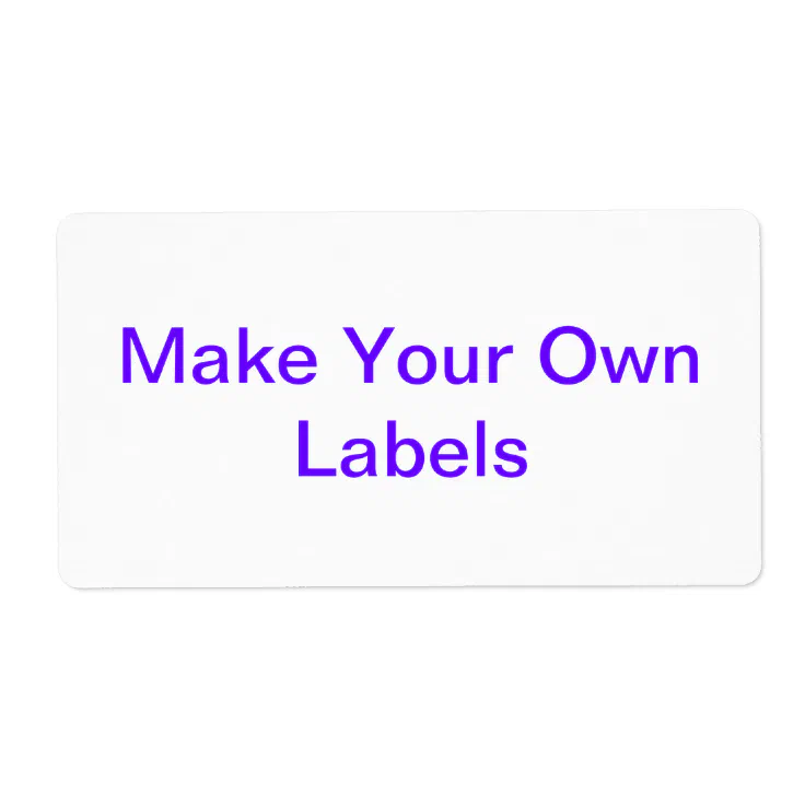 Large Customizable Labels | Zazzle