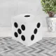 Large Dice Ottoman Game Room Home Decor | Zazzle