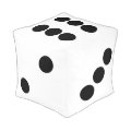 Large Dice Ottoman Game Room Home Decor | Zazzle