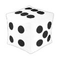 Large Dice Ottoman Game Room Home Decor | Zazzle