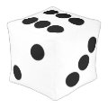 Large Dice Ottoman Game Room Home Decor | Zazzle