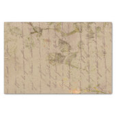 Large Distressed Vintage Rose Tissue Paper | Zazzle