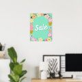 Large Floral Sale Sign, Retail Signage Poster | Zazzle