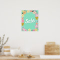 Large Floral Sale Sign, Retail Signage Poster | Zazzle