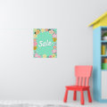 Large Floral Sale Sign, Retail Signage Poster | Zazzle
