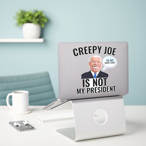 LARGE FUNNY CREEPY JOE BIDEN DECALS | Zazzle