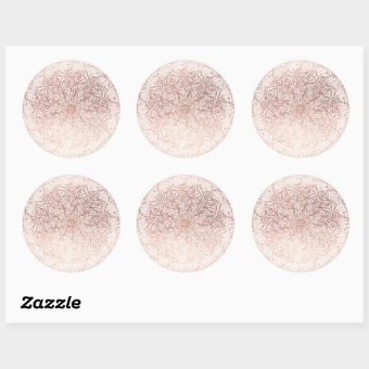 Large Gold Sparkle Christmas Holiday Round Sticker | Zazzle