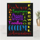 Large Goodbye Adios Cheerio 8 x 10 Farewell Card | Zazzle