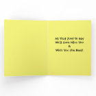 Large Goodbye Adios Cheerio 8 x 10 Farewell Card | Zazzle