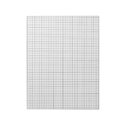 Large Graph Paper Note Pad | Zazzle