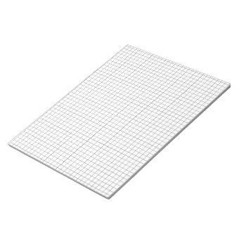 Large Graph Paper Note Pad | Zazzle