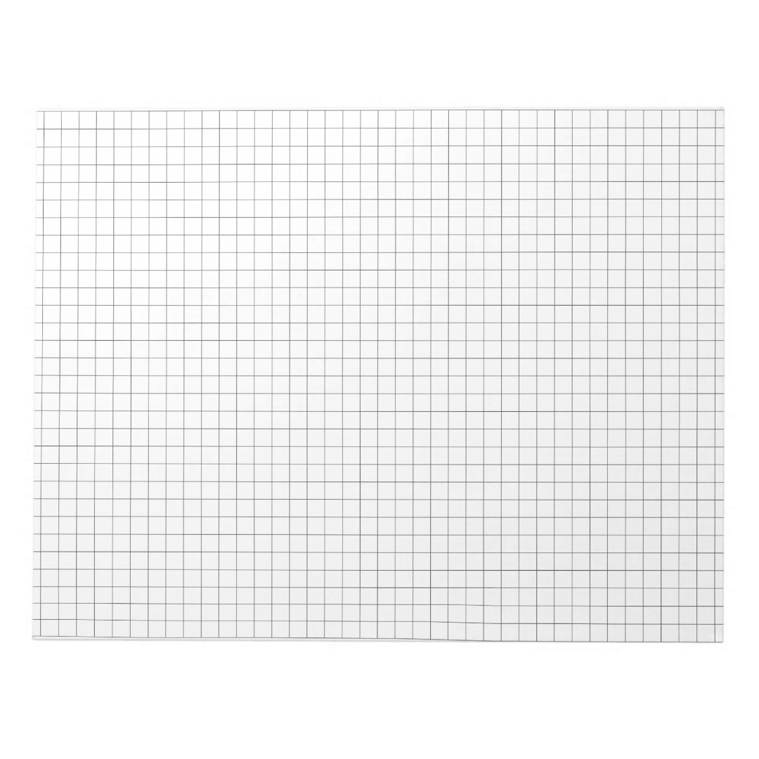 Large Graph Paper Note Pad | Zazzle
