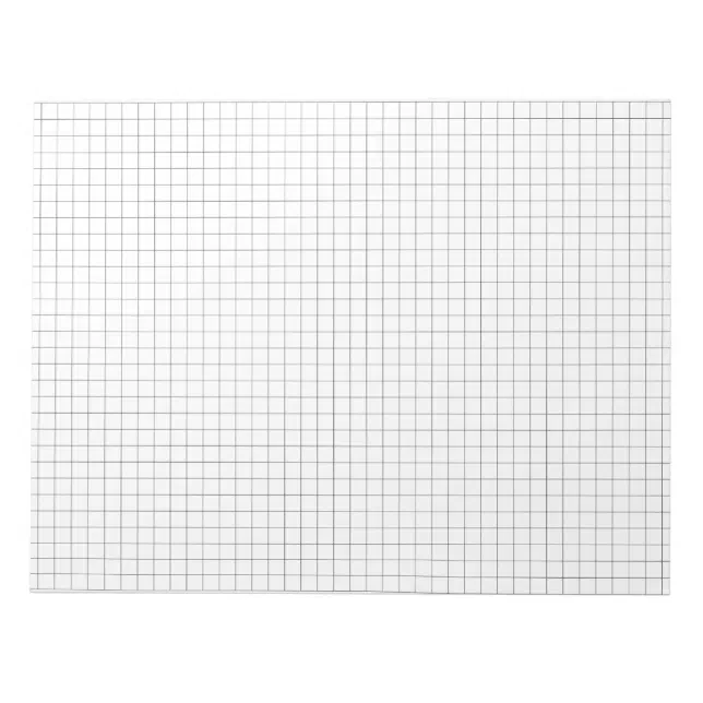 Large Graph Paper Note Pad | Zazzle