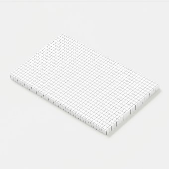 Large Graph Paper Sticky Notes | Zazzle