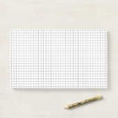 Large Graph Paper Sticky Notes | Zazzle