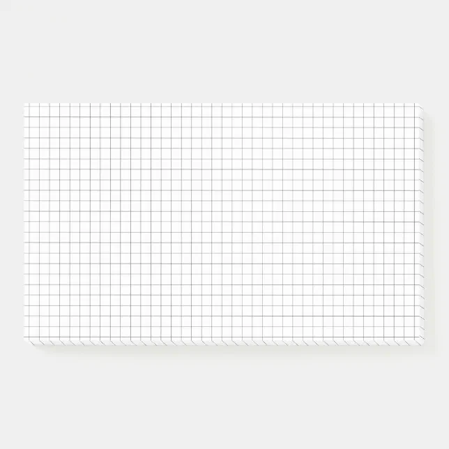 Large Graph Paper Sticky Notes | Zazzle