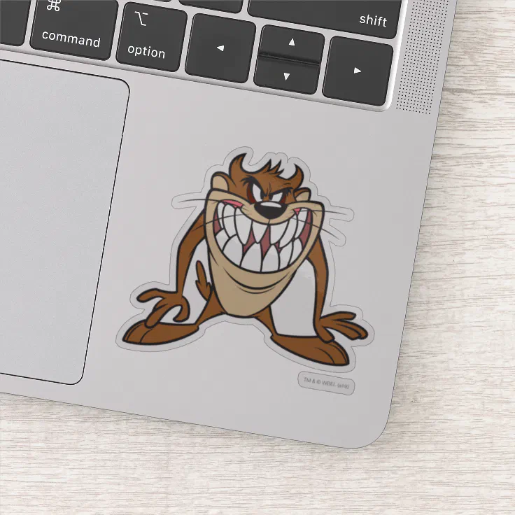 Large Grin TAZ™ Sticker | Zazzle