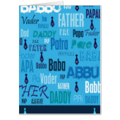 Large Happy Father's Day Card-Father in Languages Card | Zazzle