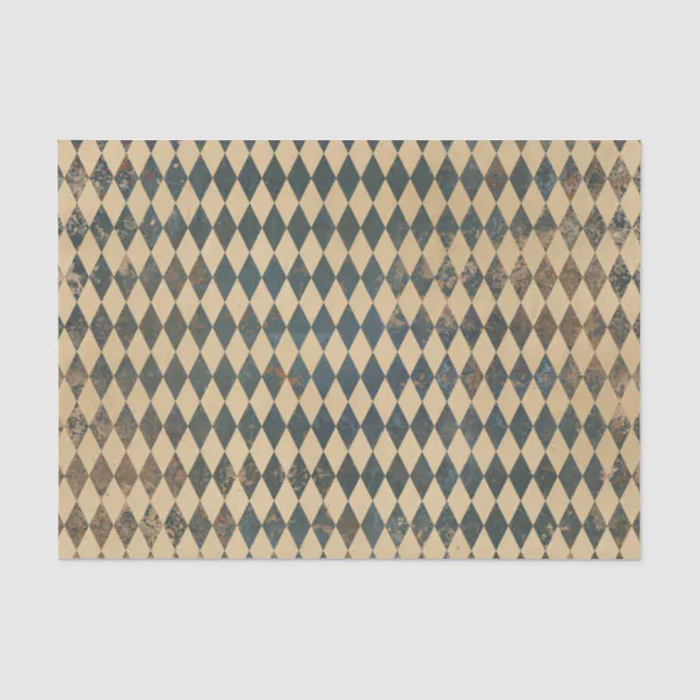 Large Harlequin Diamond Pattern Tissue Paper | Zazzle